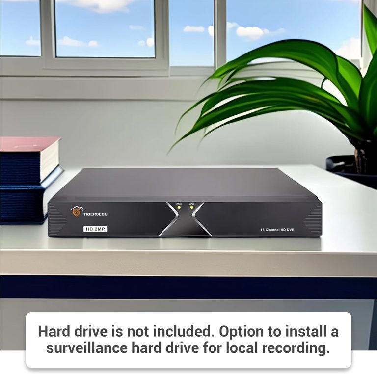 TIGERSECU Super HD 1080P 16-Channel Hybrid 4-in-1 DVR Security Recorder ...